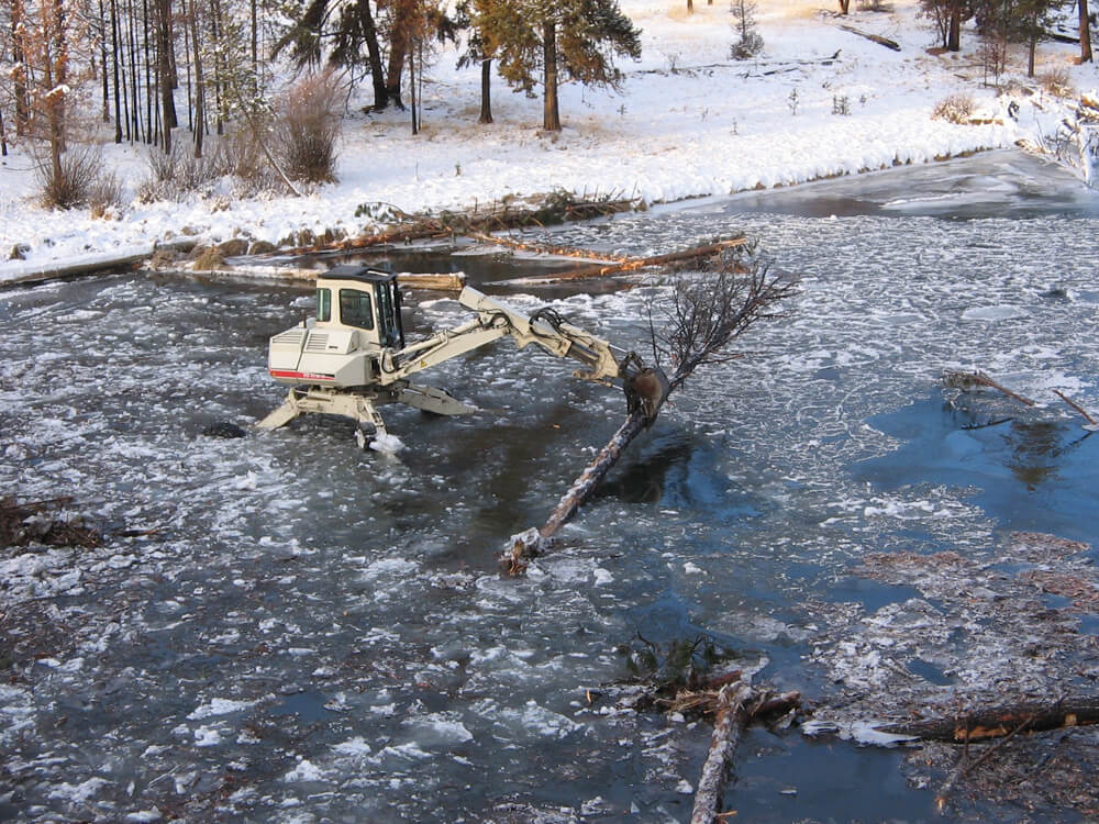 Spider Excavator - C & B Construction, Excavation & Forestry